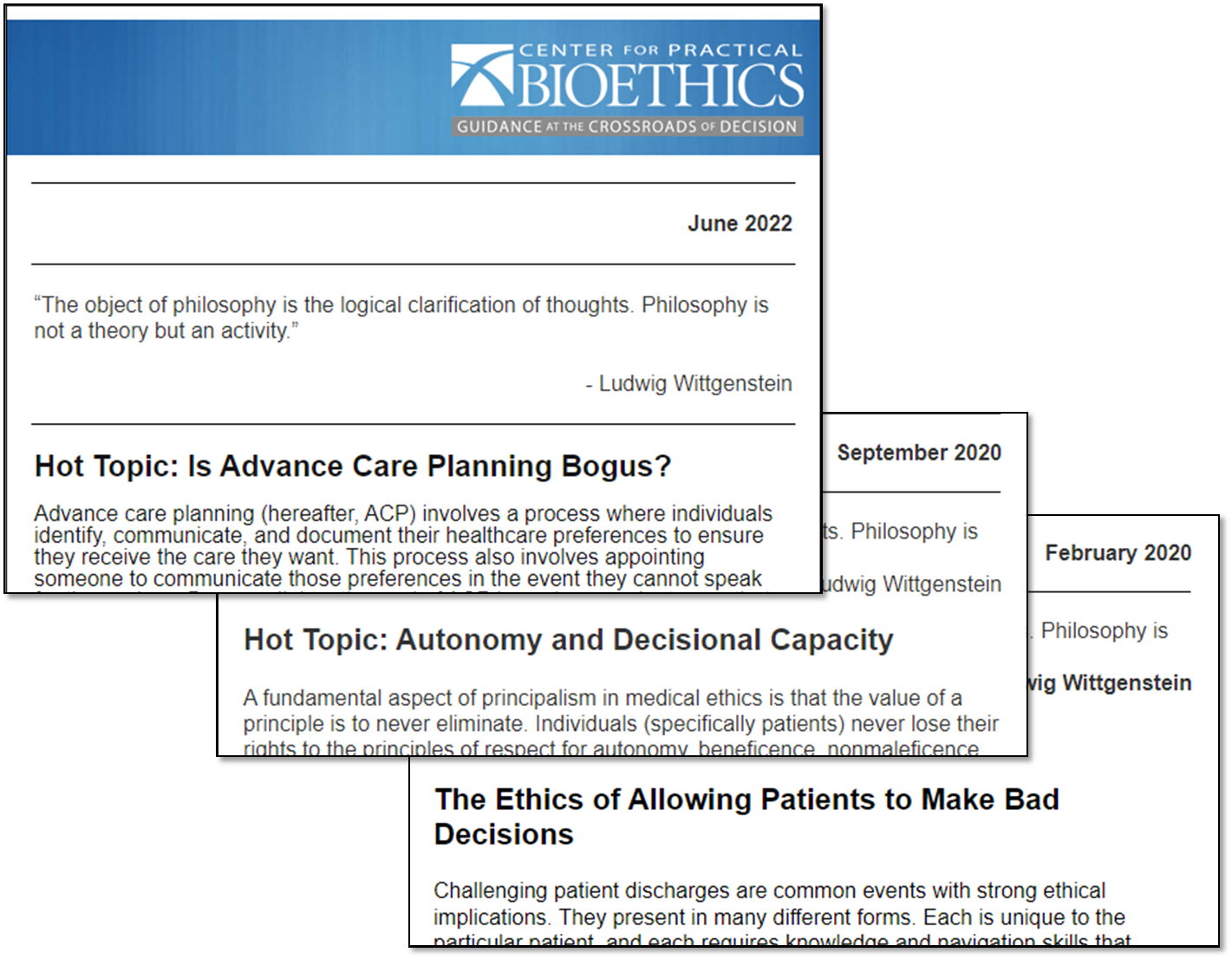 The Center for Practical Bioethics - Center for Practical Bioethics